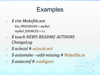 Gnu build system | PPTX