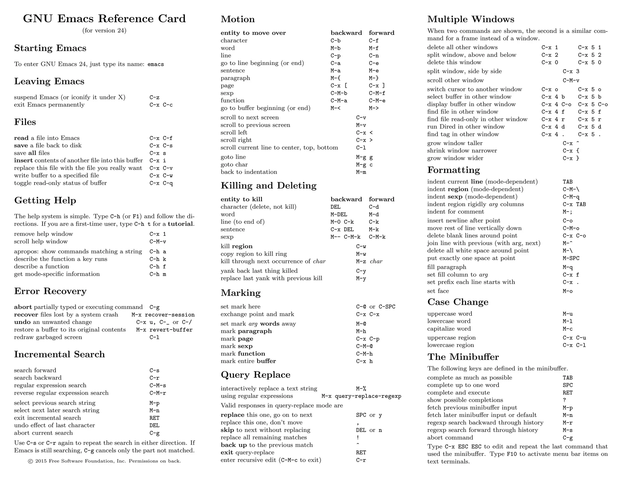 GNU Emacs Reference Card.pdf