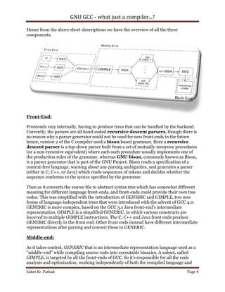 GNU GCC - what just a compiler...? | PDF