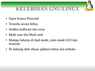 Gnu linux#1 mari-mengenal_linux | PPT