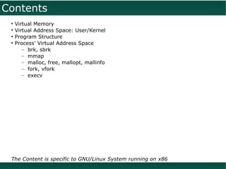 Process' Virtual Address Space in GNU/Linux | PDF