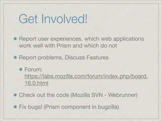 Mozilla Prism | PDF