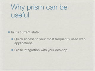 Mozilla Prism | PPT