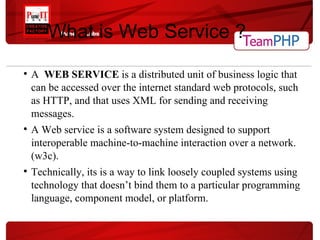 Introduction to web services and how to in php | PPT