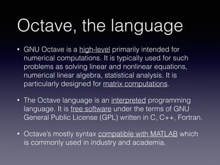 Gnu octave | PPT