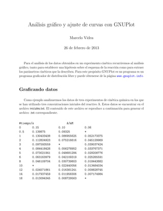Tutorial de GNUPlot | PDF