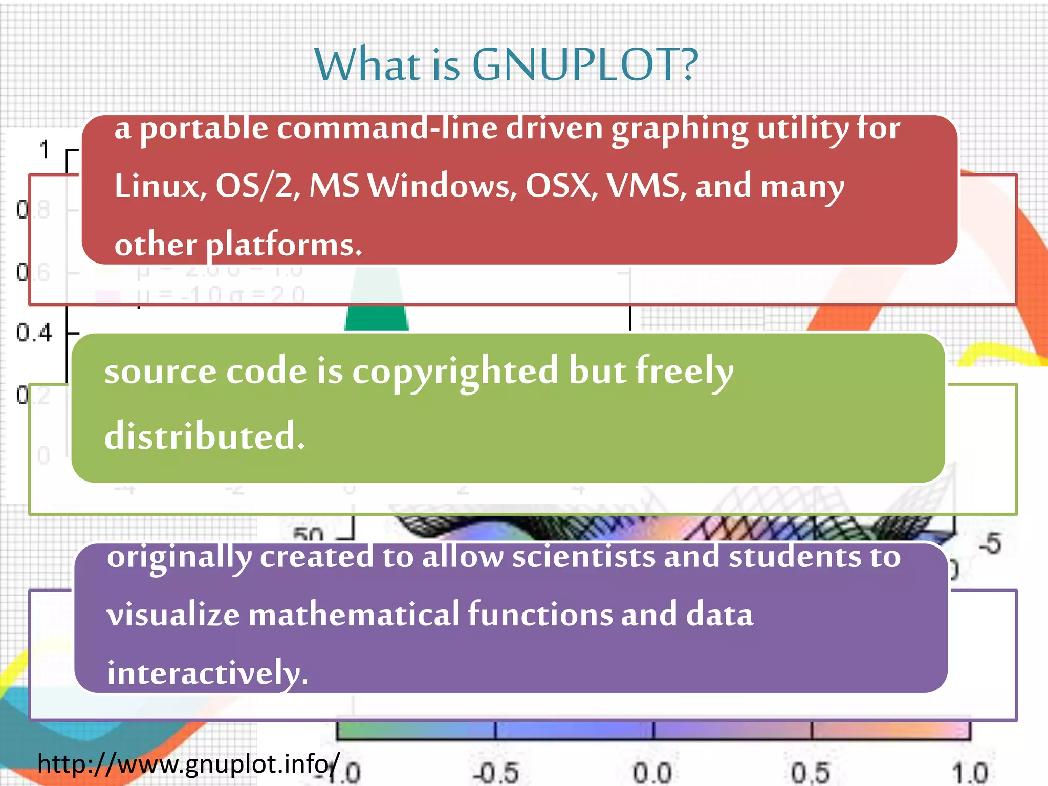 Gnuplot | PPTX | Computing | Technology & Computing