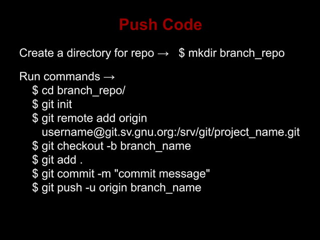 GNU Project - Git | PPT