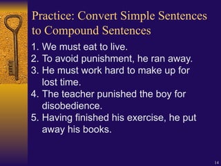 SENTENCE TYPE FOR UPPER FORM PUPILS ESPECIALLY IN SCHOOL | PPTX
