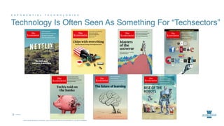 Everything will be technology (or die) | PPT