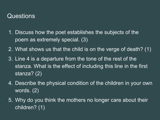 Refugee Mother and Child by Chinua Achebe | PPTX