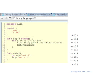 Google Go! language | PPT