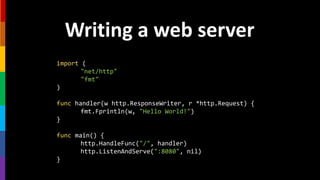 Golang #5: To Go or not to Go | PDF | Web Development | Internet
