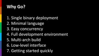 Golang #5: To Go or not to Go | PDF | Web Development | Internet