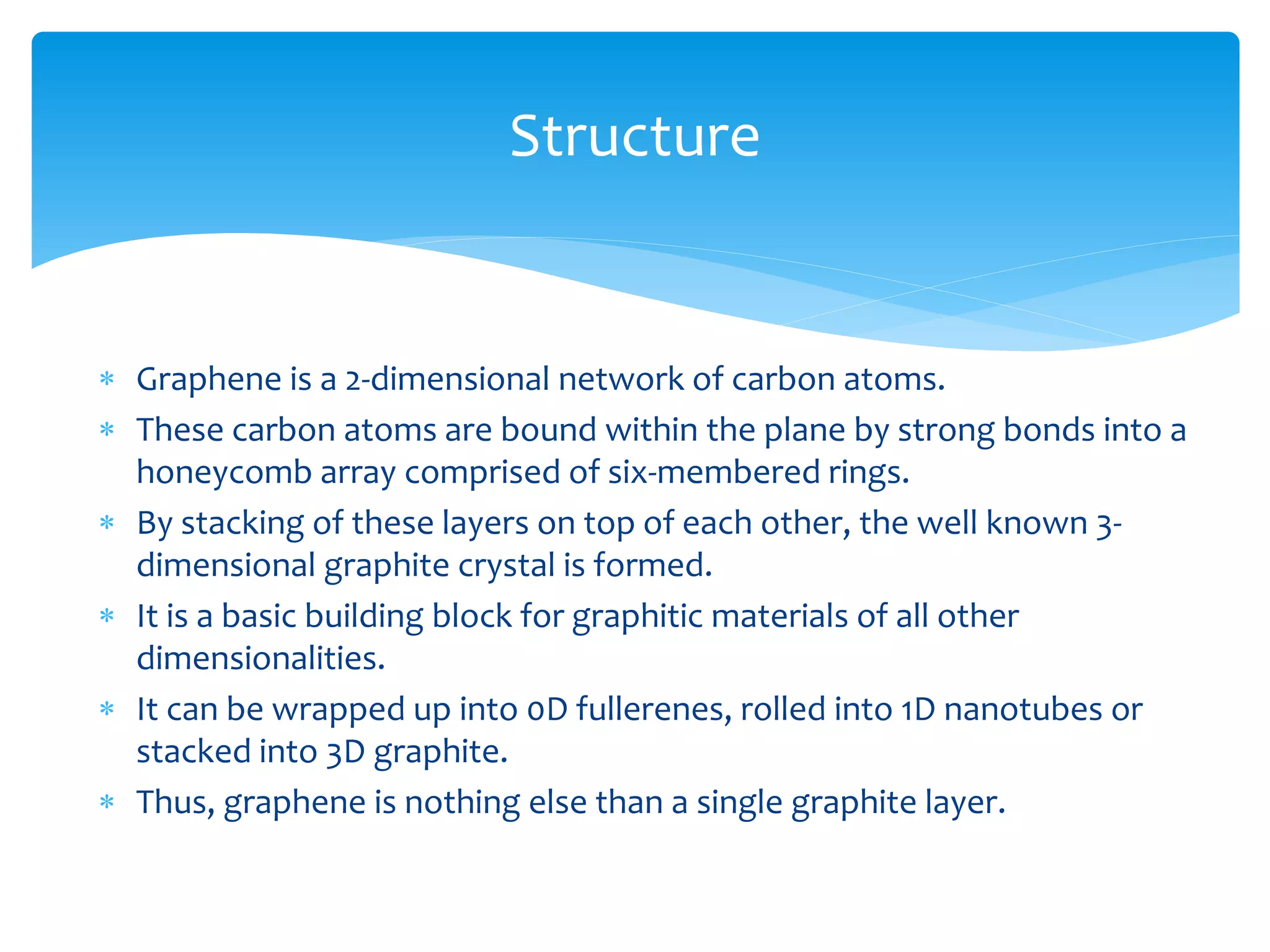 Graphene, graphene oxide chemistry aplications | PPTX