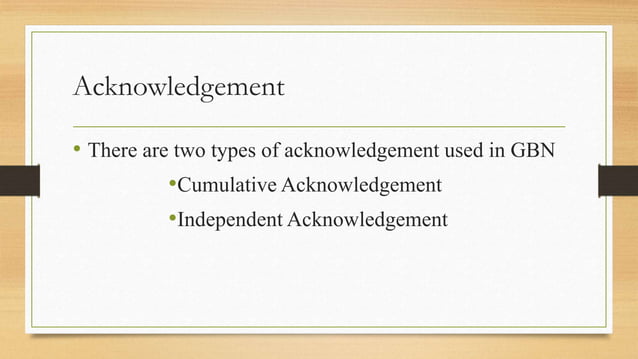 Go back-n protocol | PPTX | Computer Networking | Computing