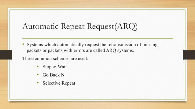 Go back-n protocol | PPTX | Computer Networking | Computing
