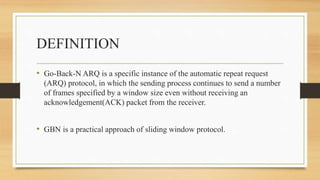 Go back-n protocol | PPTX