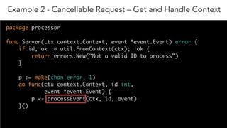 #Gophercon Talk by Smita Vijayakumar - Go's Context Library | PPT