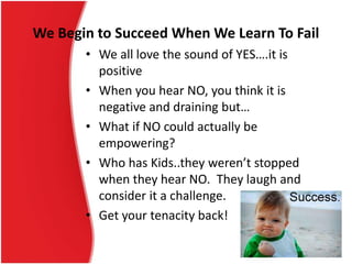 Go-For-NO... The Secret to Success . | PDF