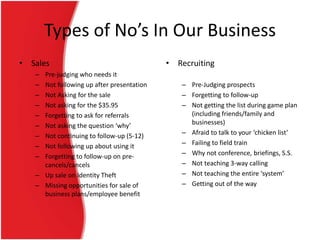 Go-For-NO... The Secret to Success . | PDF