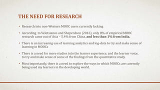 A Study on Indian Learners in MOOCs - GO-GN Presentation | PPT