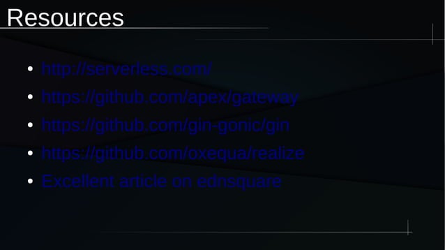 Go lambda-presentation | PPT