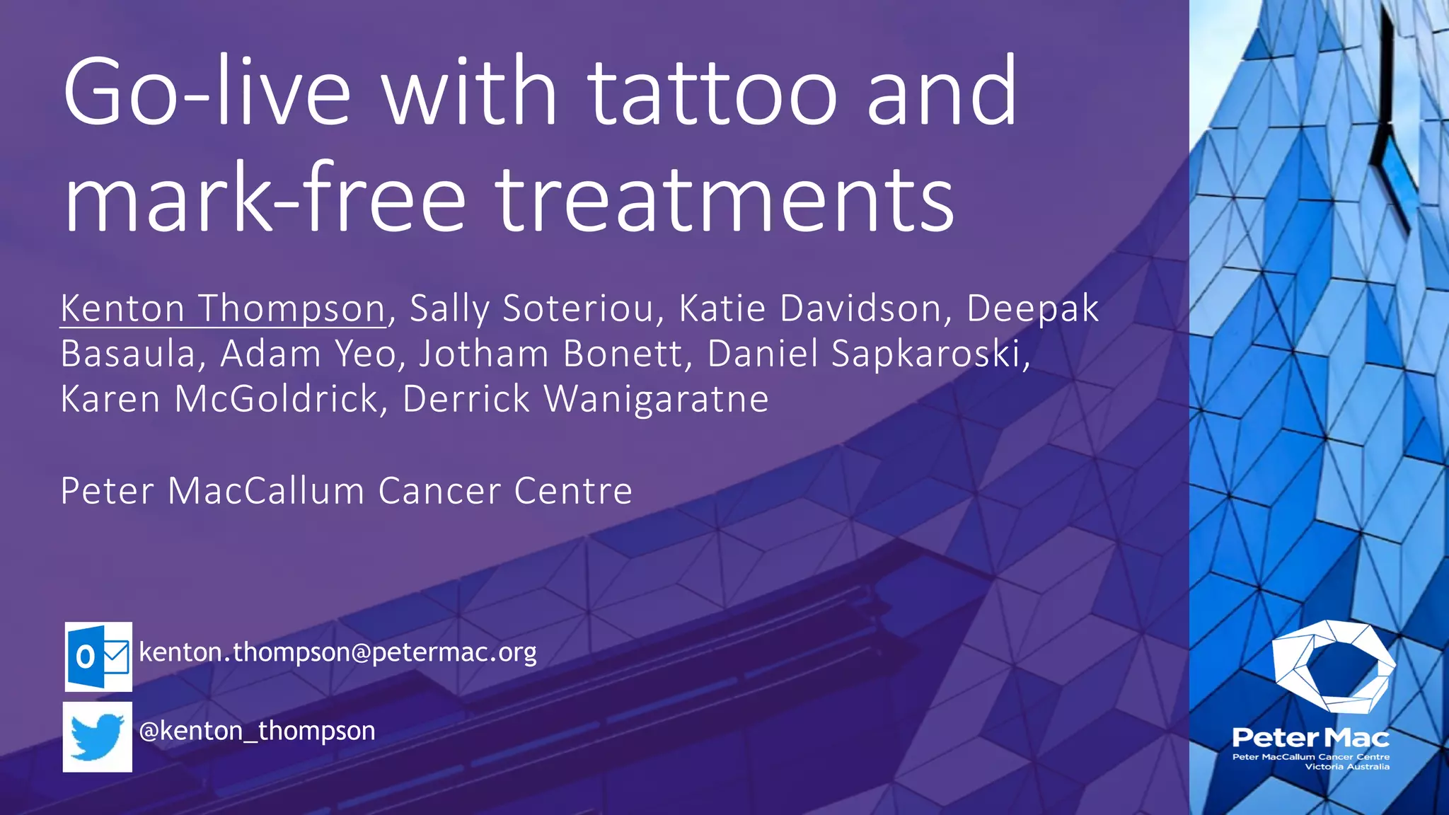 Go-Live with Tattoo and Mark Free Treatments | PDF