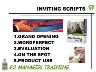 Go Manager Training | PPT