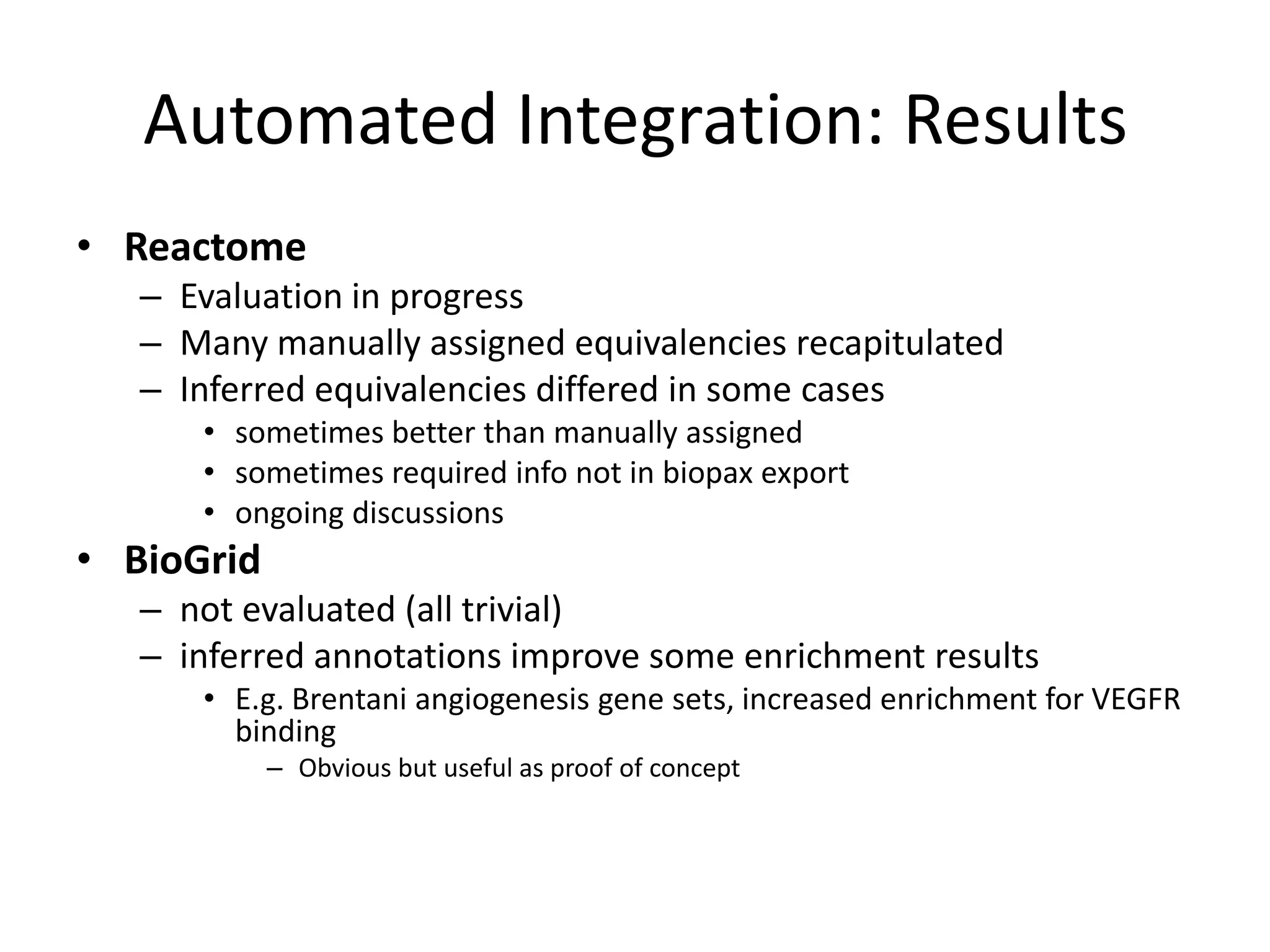 Go pathway-interaction-integration | PPTX | Databases | Computer Software and Applications