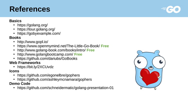 Golang and Eco-System Introduction / Overview Golang and Eco-System Introduction / Overview