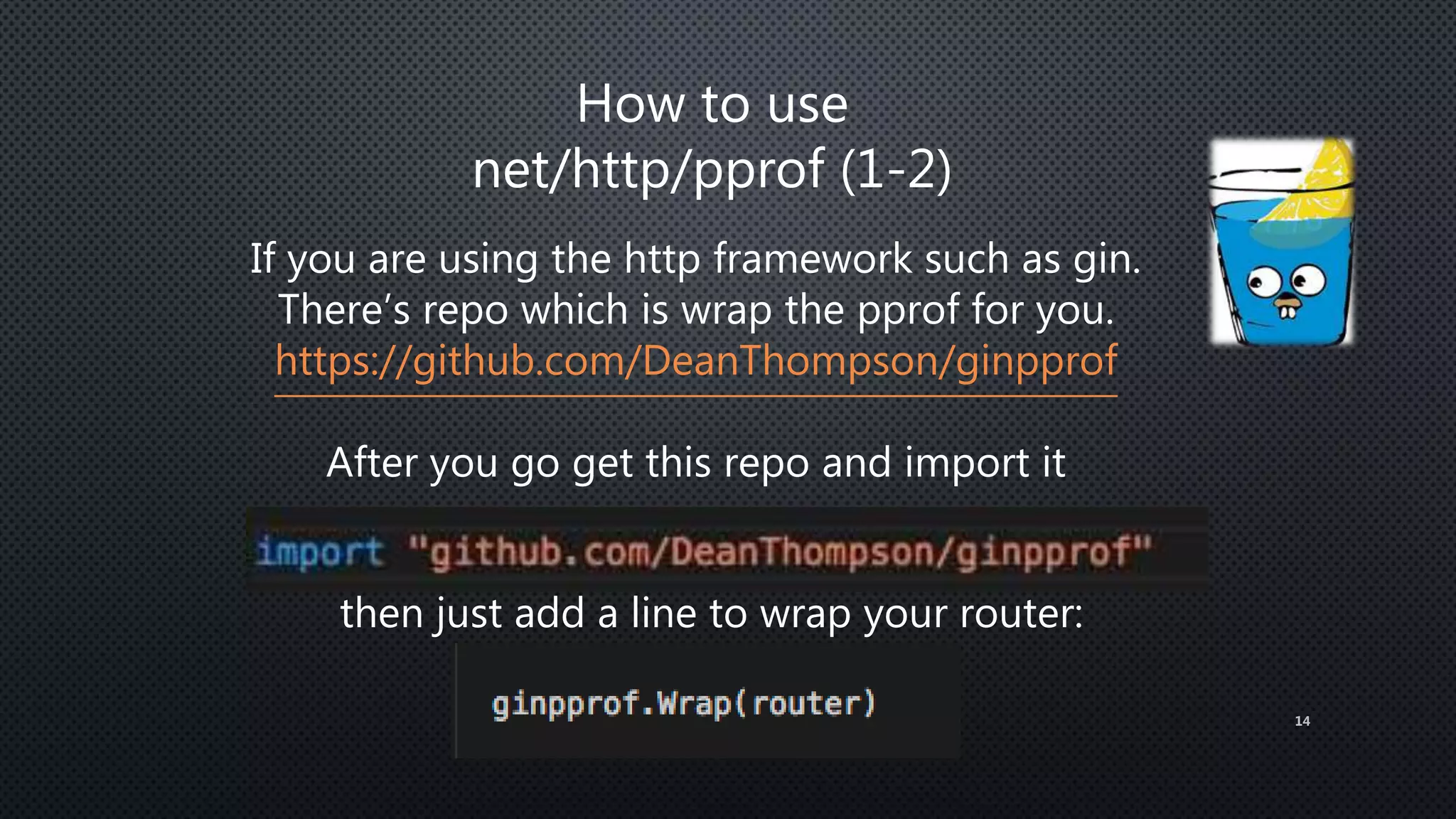 Go profiling introduction | PPTX