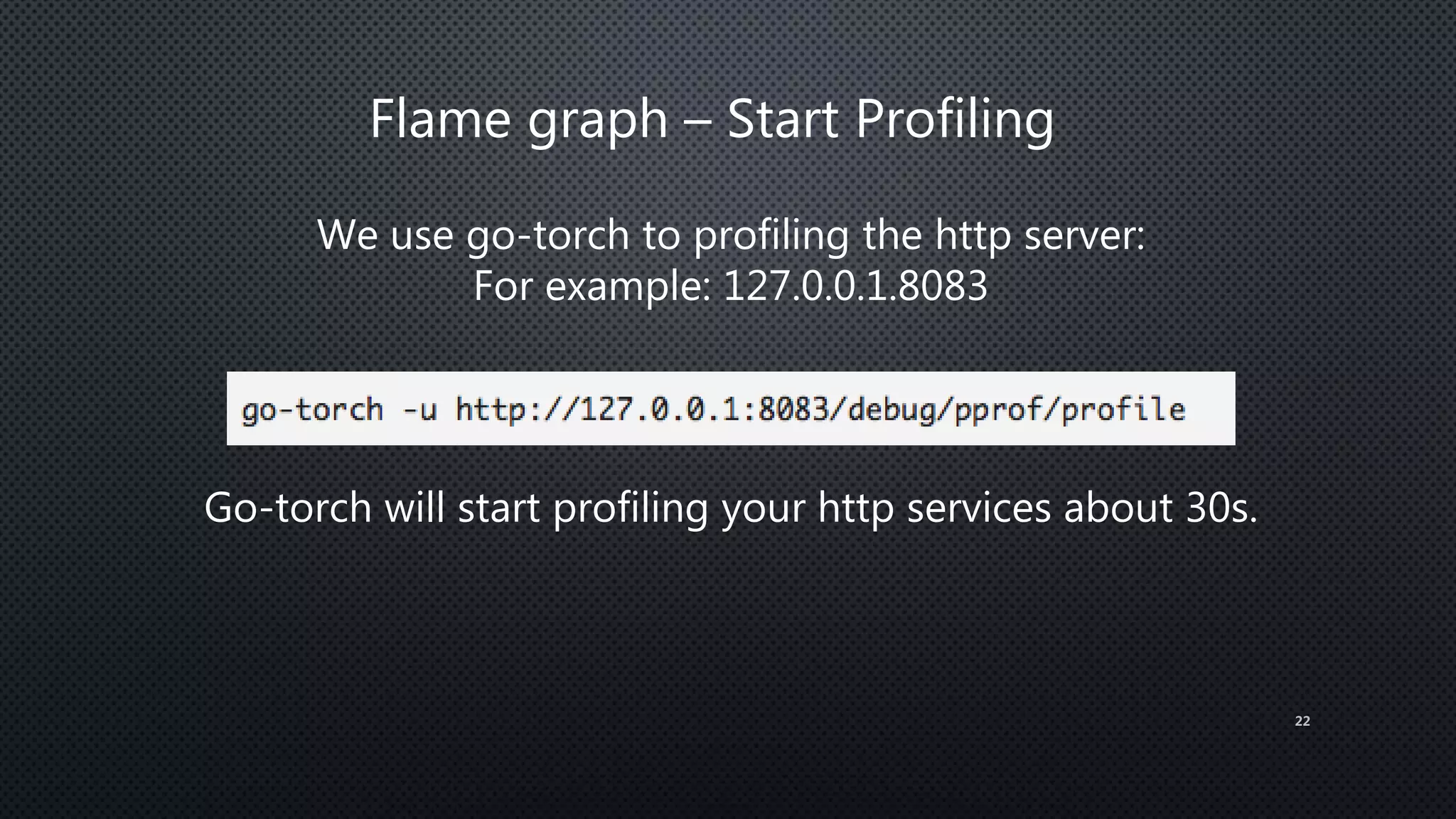 Go profiling introduction | PPTX