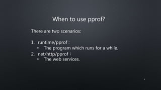 Go profiling introduction | PPTX