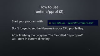 Go profiling introduction | PPT