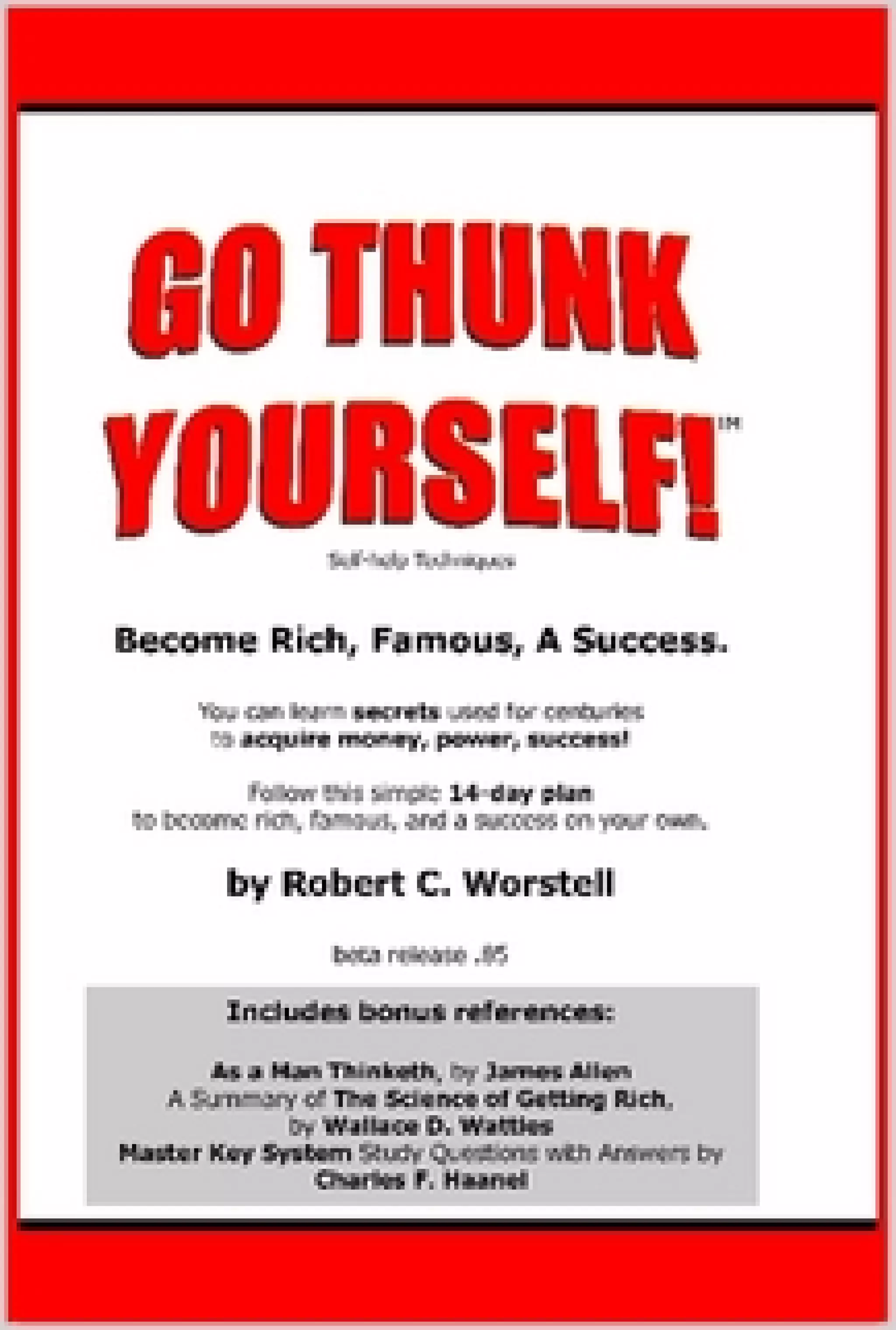 Go Thunk Yourself Self Help Library Book Covers | PPT