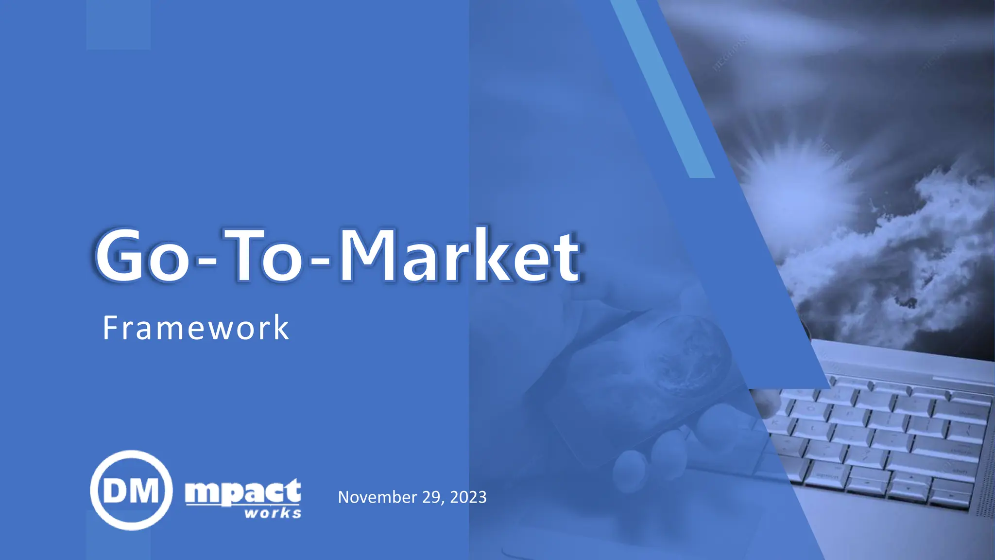 Go-To Market Strategy Framework | PPTX