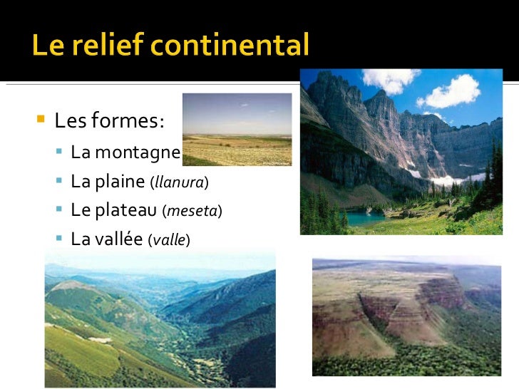 Géo unité 2 le relief de la planète terre- 1º eso