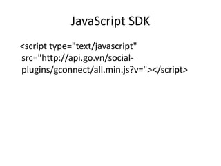 Go.vn social plugins | PPT