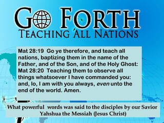 Go Ye Therefore | PPS