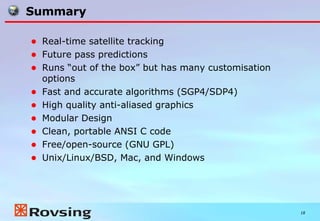 Real-Time Satellite Tracking and Orbit Prediction with GPREDICT | PPT