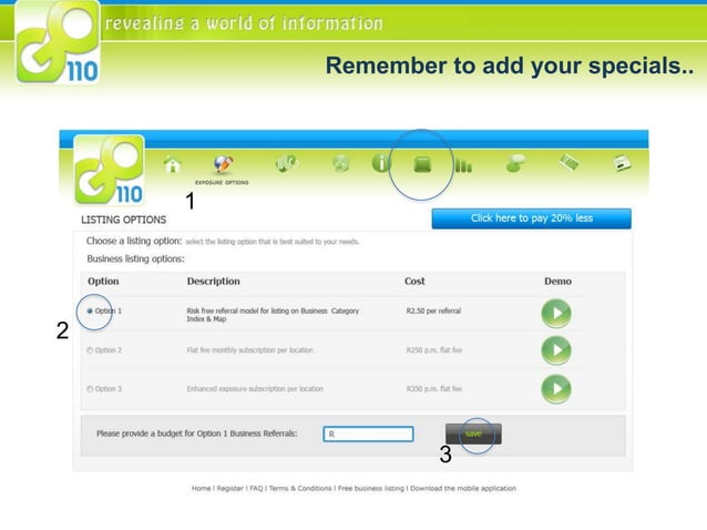 Go110 mega presentation (share) | PPT