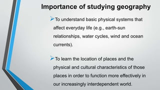 GO 111 Lectures Slides All Modules Physical Geography | PPT