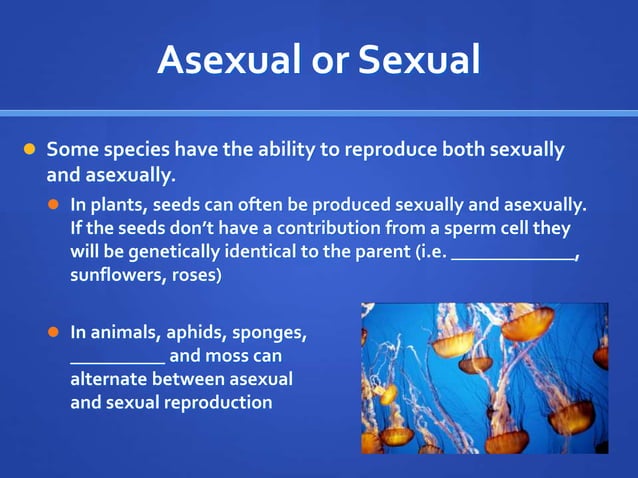 GO 2_2 Asexual and Sexual Reproduction.ppt | Infertility | Reproductive ...