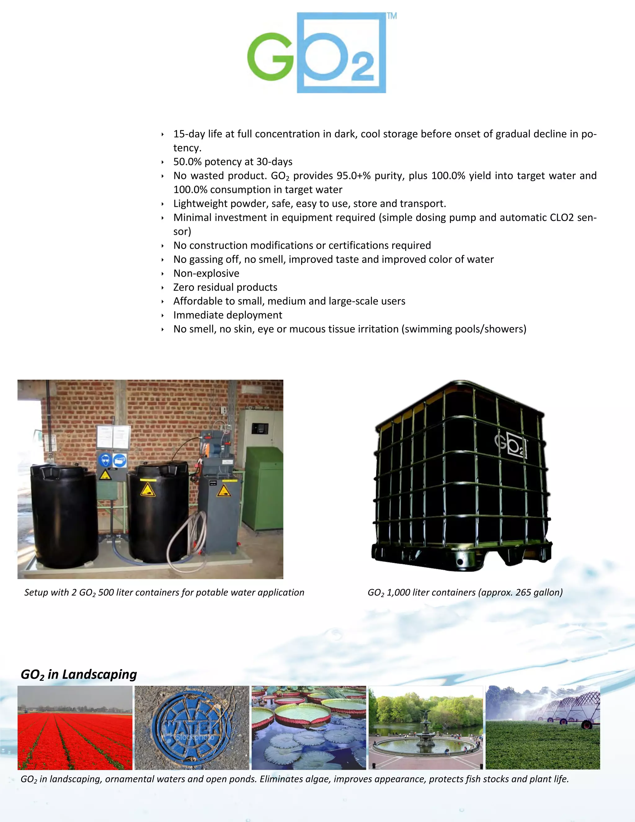 Chlorine Dioxide Water Disinfection | PDF