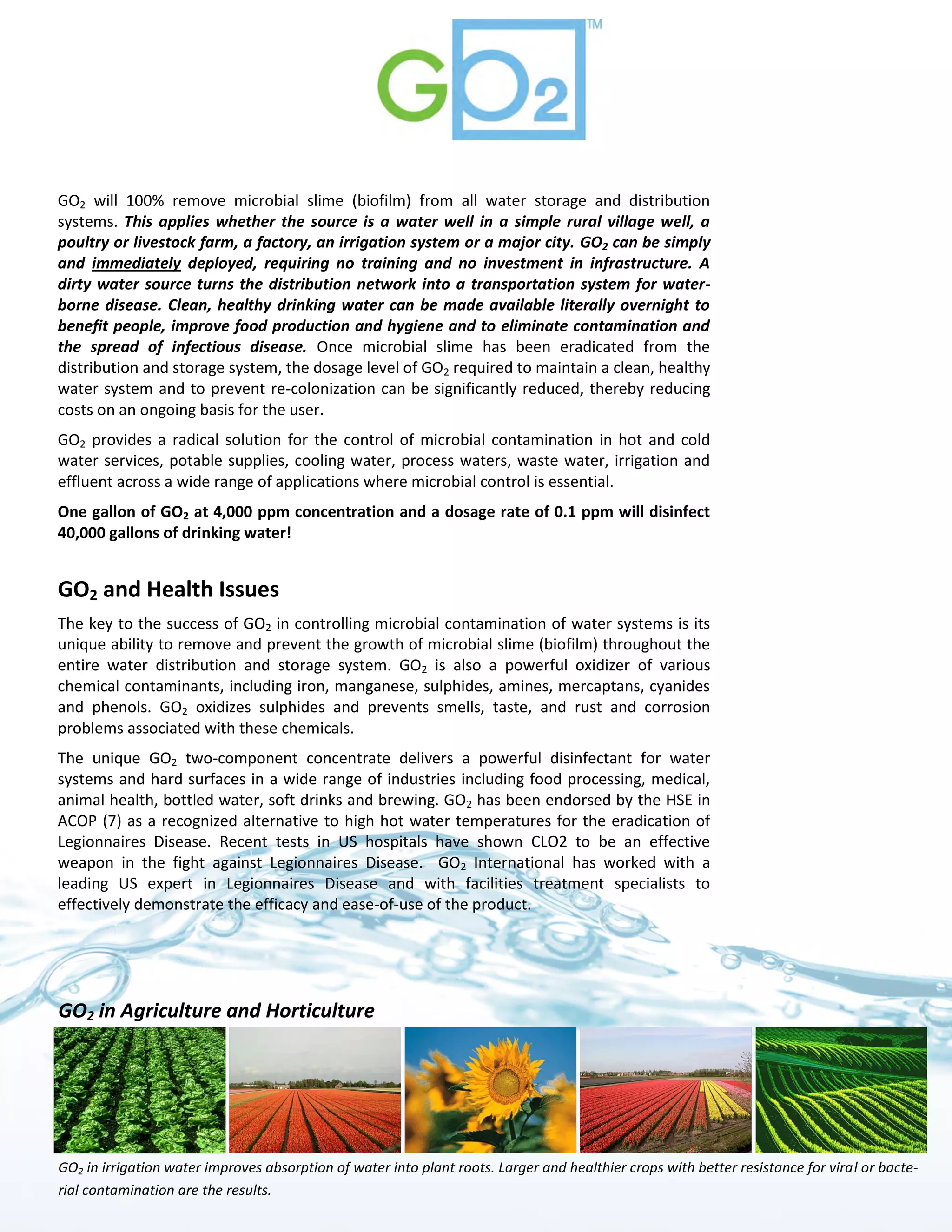 Chlorine Dioxide Water Disinfection | PDF