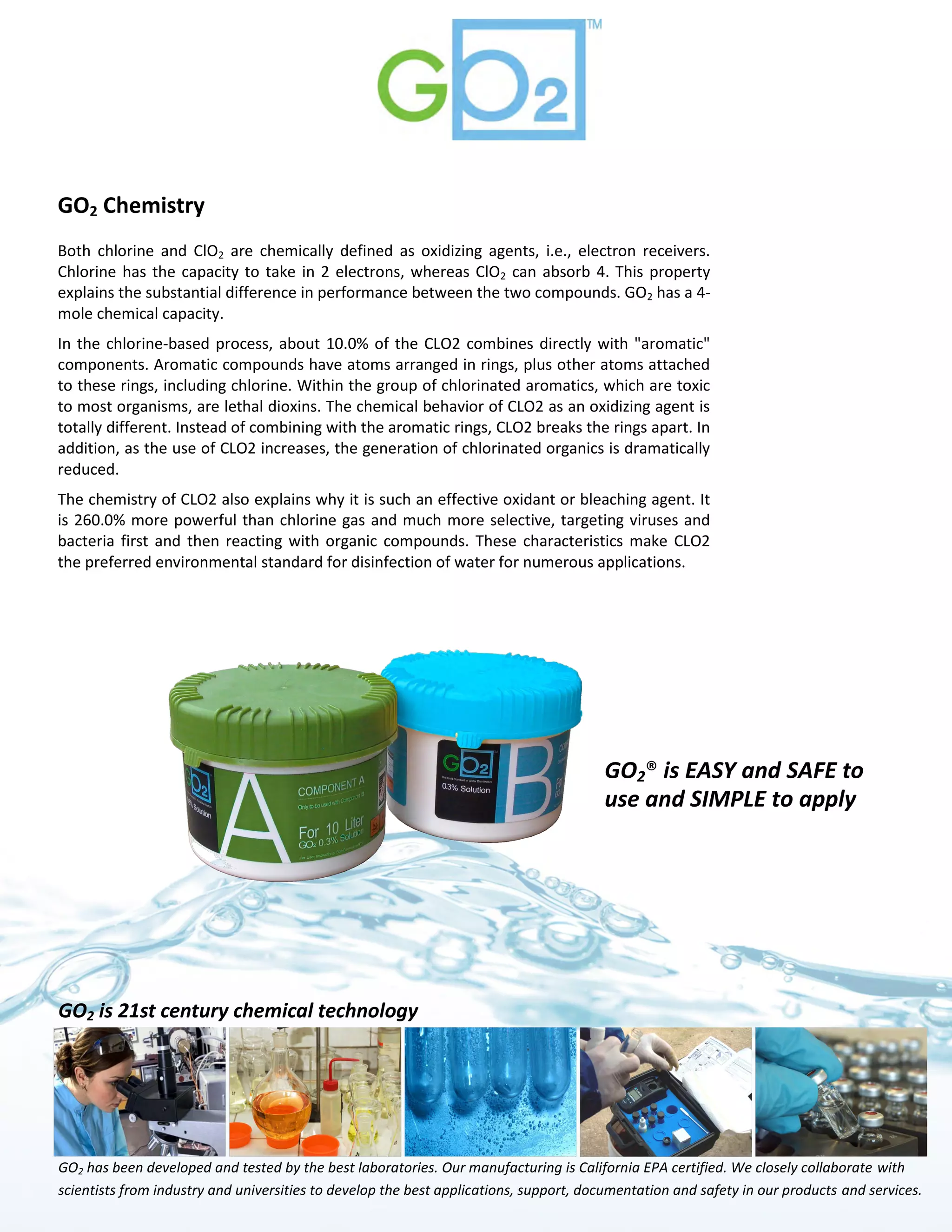Chlorine Dioxide Water Disinfection | PDF