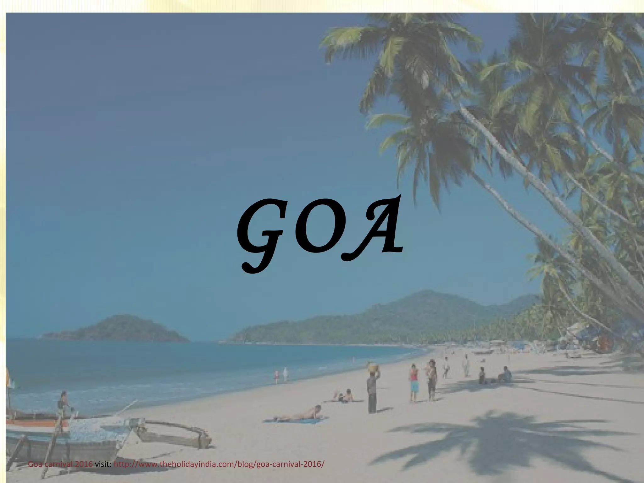 goa travel guide 5 | PPT