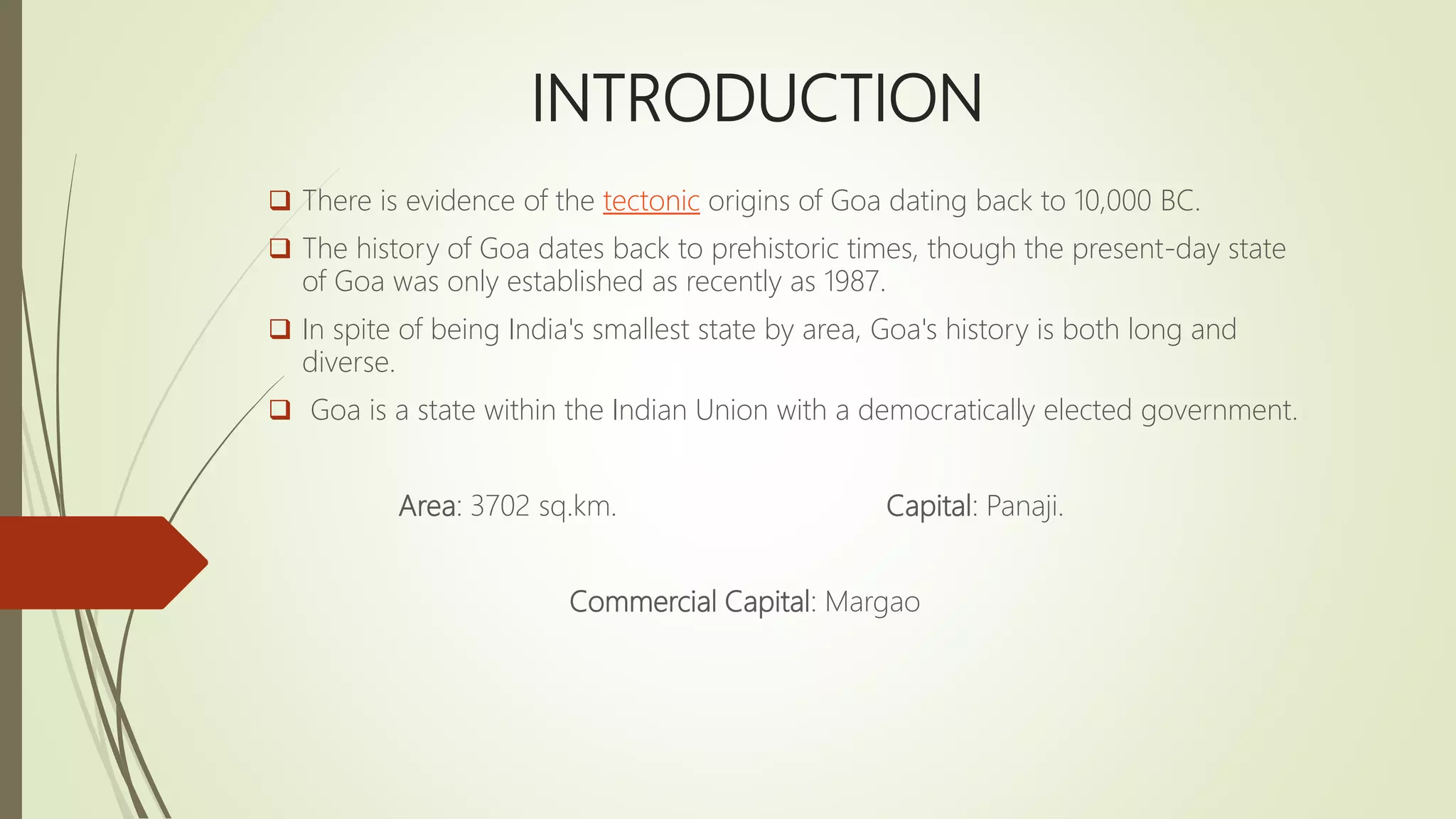 PRESENTATION ON GOA. | PPTX