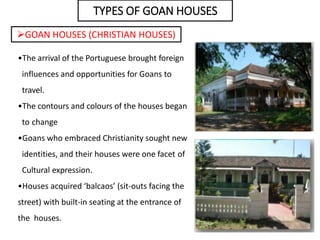 Vernacular Architecture of Goa | PPTX